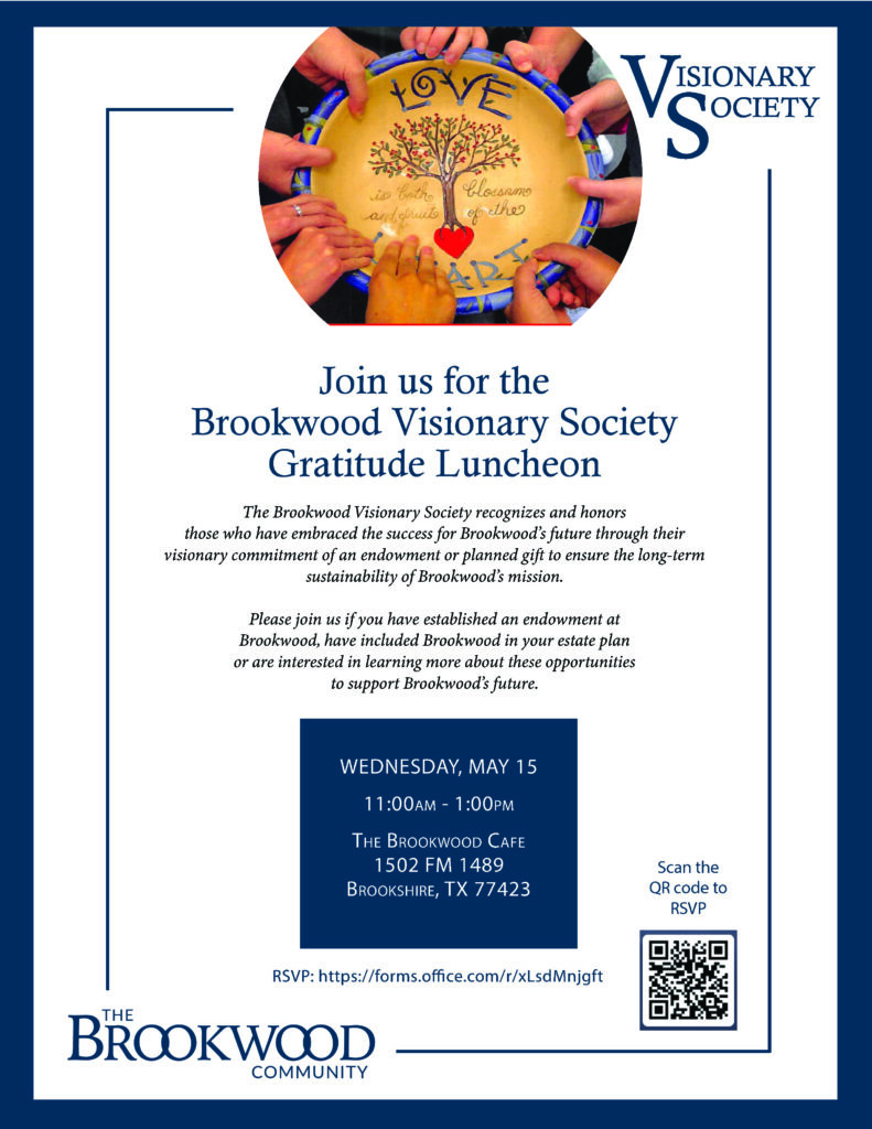 Brookwood Visionary Society Gratitude Luncheon - The Brookwood Community