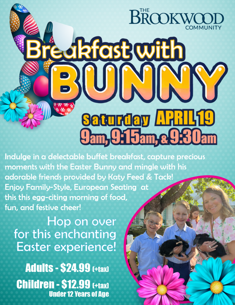 Brookwood Breakfast with Bunny April 19 - The Brookwood Community